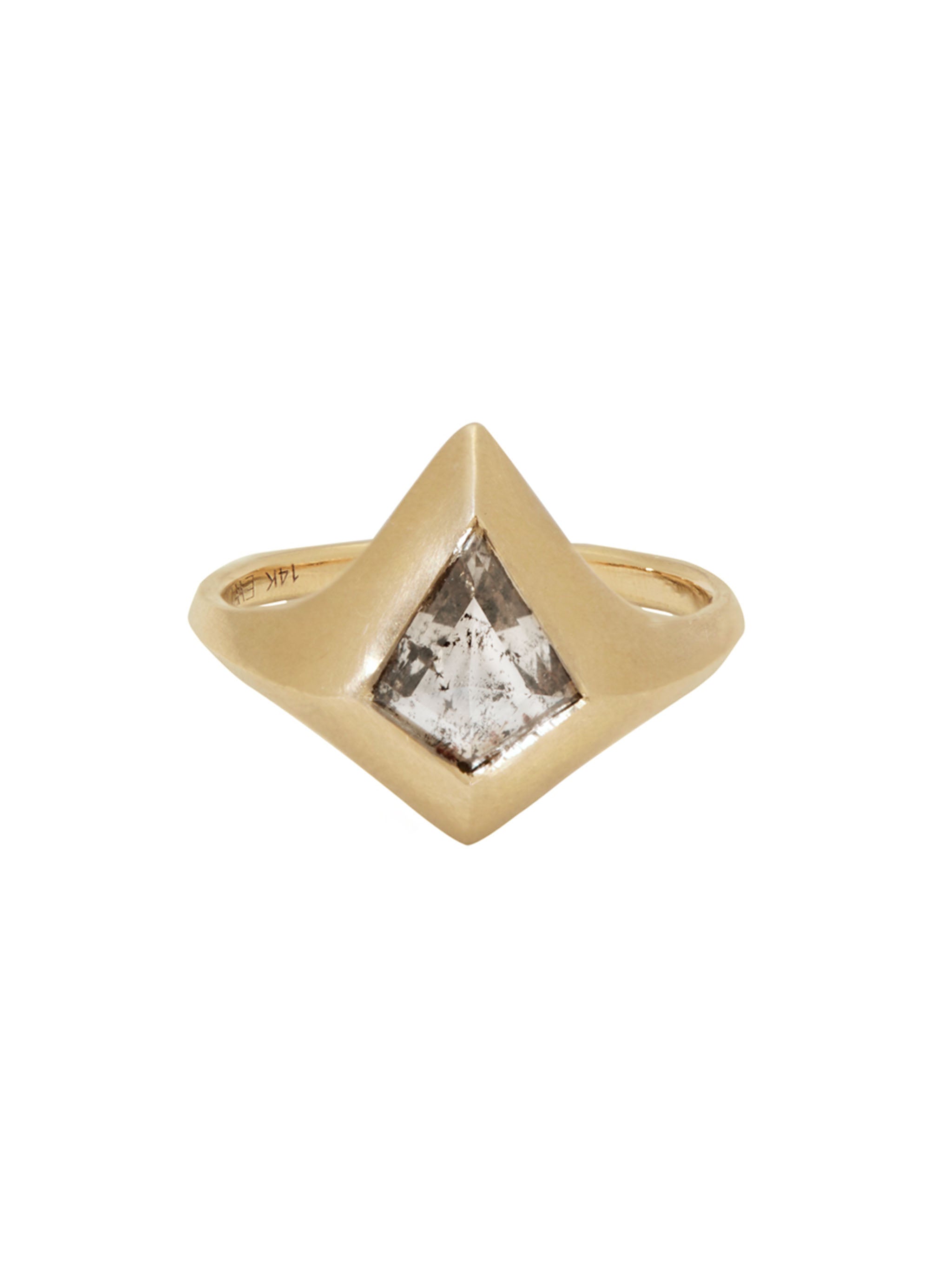40% OFF: Rustic Kite Diamond Signet – Emily Warden Designs