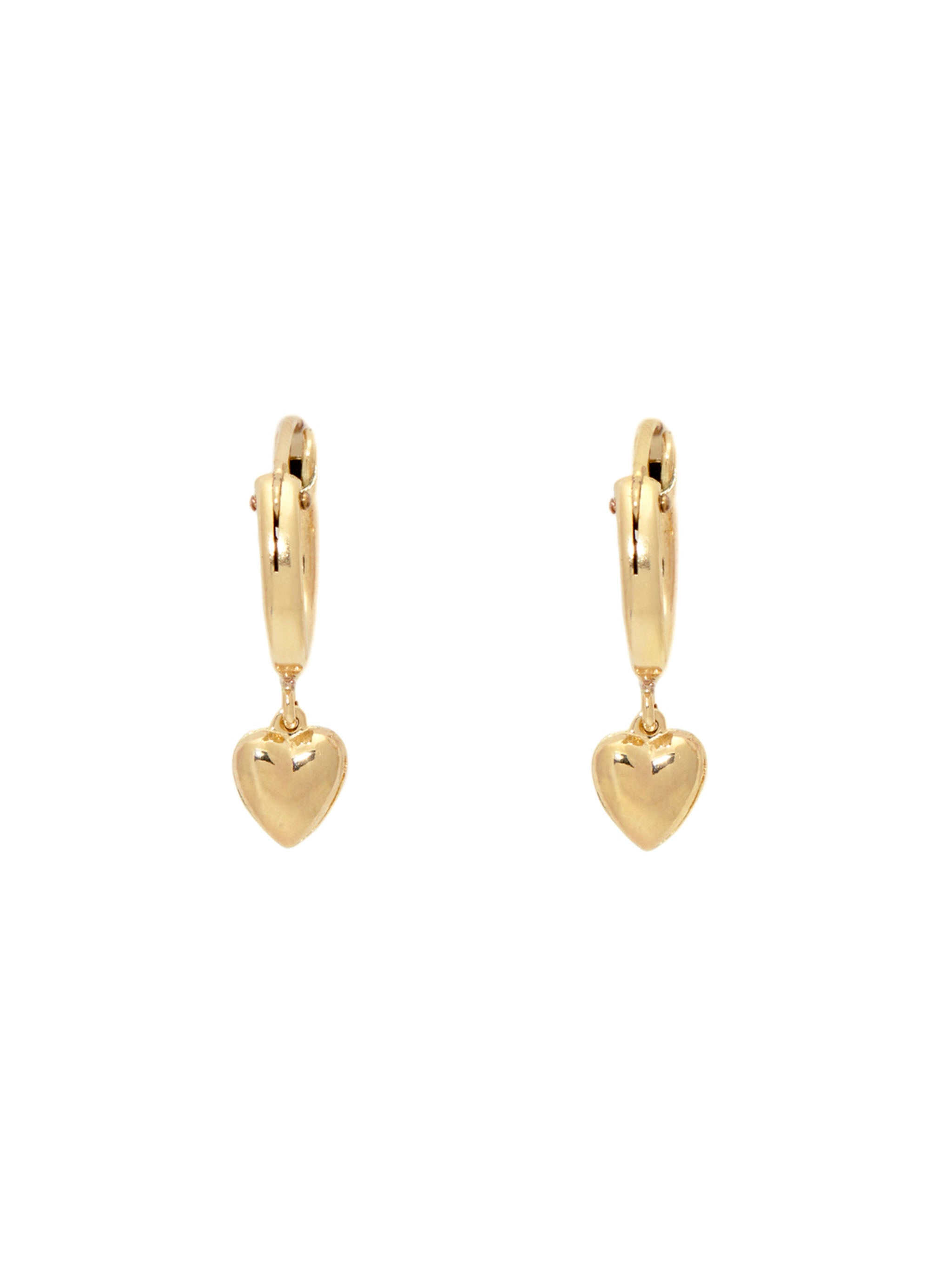 Puffed Heart Hoops – Emily Warden Designs